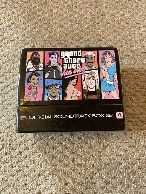 GRAND THEFT AUTO Vice City Official Soundtrack CD Boxset, Rare Item ...