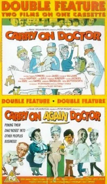 CARRY ON DOCTOR/CARRY On Again, Doctor [VHS] [VHS Tape] £21.64 ...