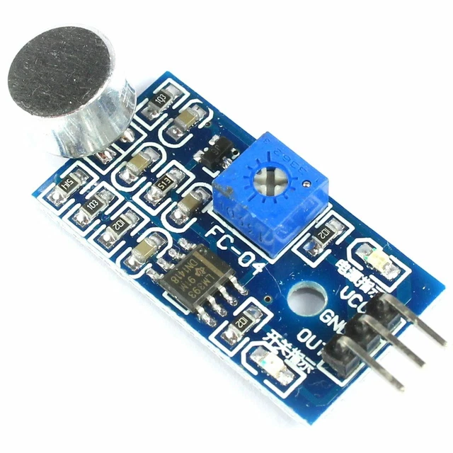 SOUND DETECTION MODULE Switch LED Microphone Arduino Raspberry PI Flux ...