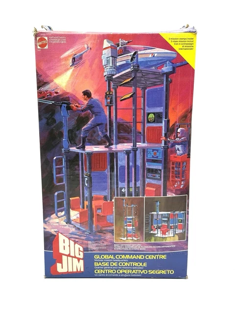 BIG JIM GLOBAL COMMAND CENTER CENTRO OPERATIVO SEGRETO VINTAGE New Old ...