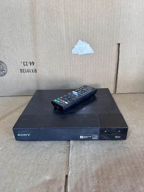 SONY BDP-S3700 SMART 1080p Blu-ray DVD Player Built-in Wireless w ...