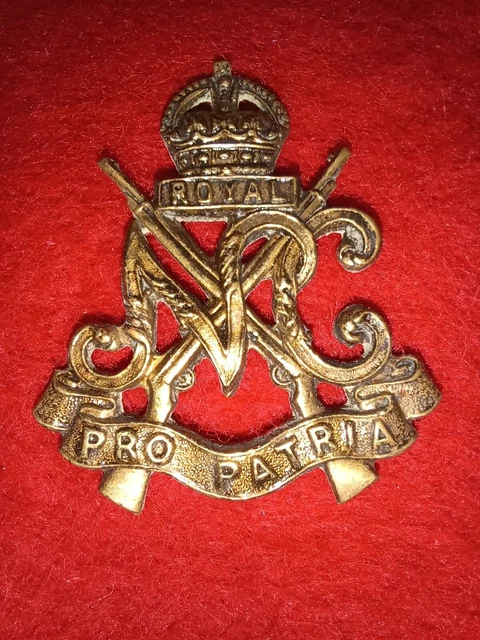 SOUTH AFRICAN - Royal Natal Carbineers Collar Badge, King's Crown (no ...