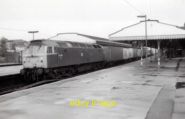 PHOTO RAILWAY 6X4 Class 47 47105 Freightliner Train at Basingstoke ...