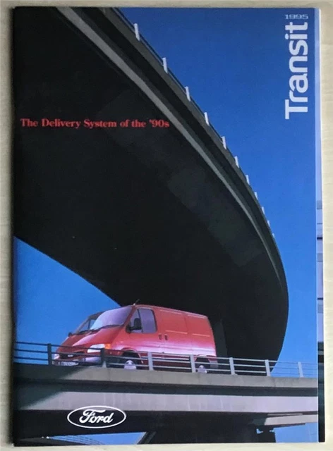 FORD TRANSIT RANGE Sales Brochure Sept 1994 #FA1197 VAN Chassis Cab ...