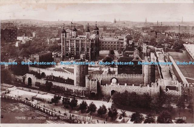 R703831 TOWER OF London From Tower Bridge. Valentine. RP EUR 11,25 ...
