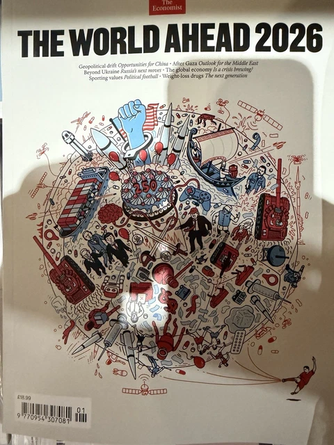 THE ECONOMIST MAGAZINE The World Ahead 2026 Geopolitical Drift, Gaza ...