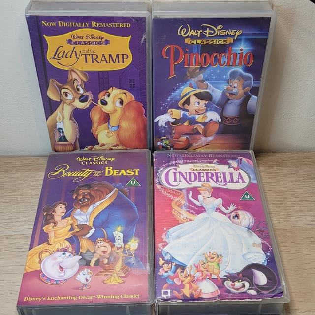 DISNEY VIDEOS X4 Mixed Bundle VHS Cassette See Pictures For Titles £4. ...