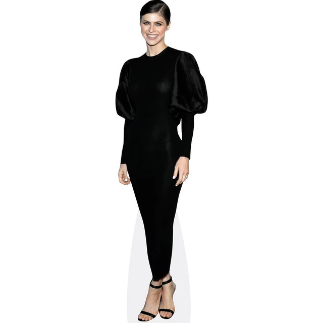 ALEXANDRA DADDARIO (BLACK Dress) Silhouette en carton Grandeur Nature ...