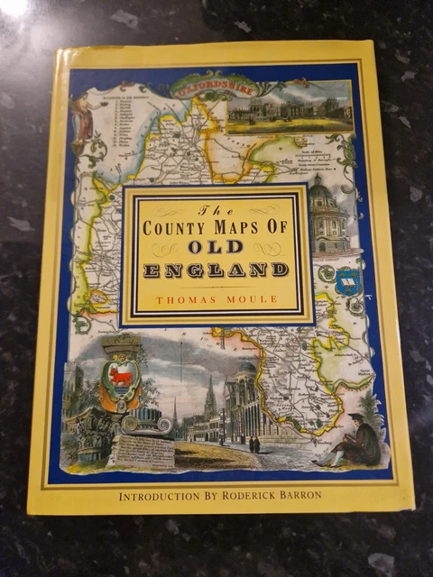 VINTAGE & OLD ( County Maps of Old England) Book by Thomas Moule Very ...