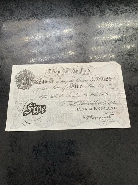 OPERATION BERNHARD £5 Note Jan 1936 German Forgery Of WW2 £130.68 ...