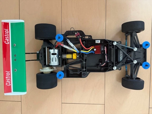 TAMIYA C-CAR MERCEDES Benz C11 RC Model Castrol Painted Racing Kit ...