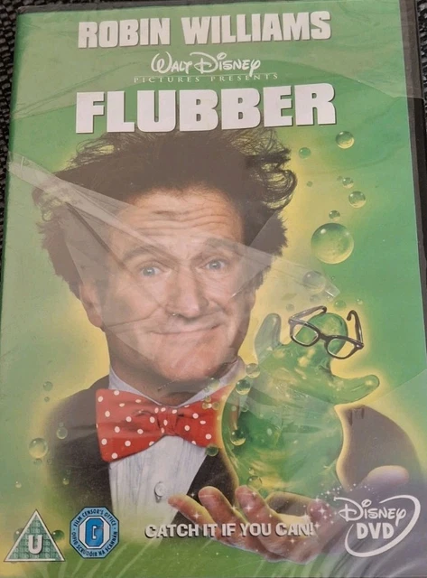 DISNEY'S FLUBBER (DVD,2001) Robin Williams, Marcia Gay Harden, Clancy ...