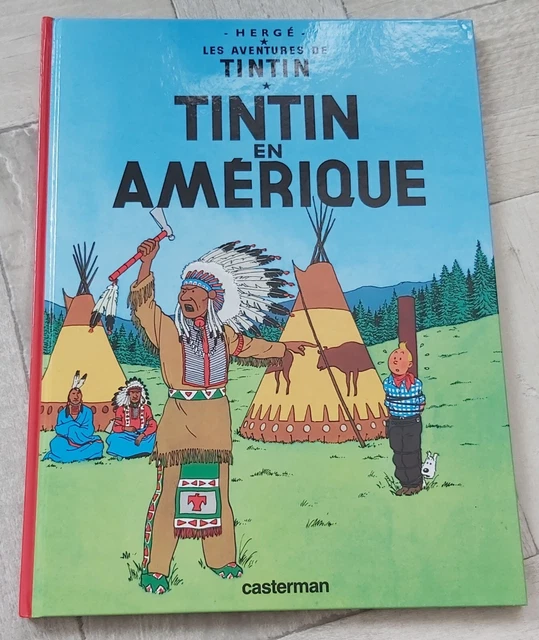 LIVRE LES AVENTURES de tintin,Hergé, Tintin en Amérique état excellent ...