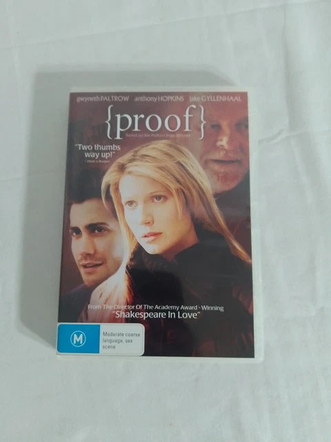 PROOF 2005 DVD Drama Anthony Hopkins Gwyneth Paltrow region 4 Free Post £5.19 - PicClick UK