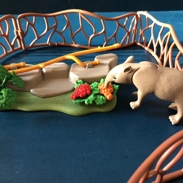 PLAYMOBIL ZOO ANIMAUX & Faune : Exposition Tapir - Mammifère Très Rare ...