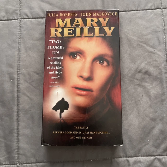 MARY REILLY (VHS, 1996, Closed Captioned) Julia Roberts, John Malkovich ...