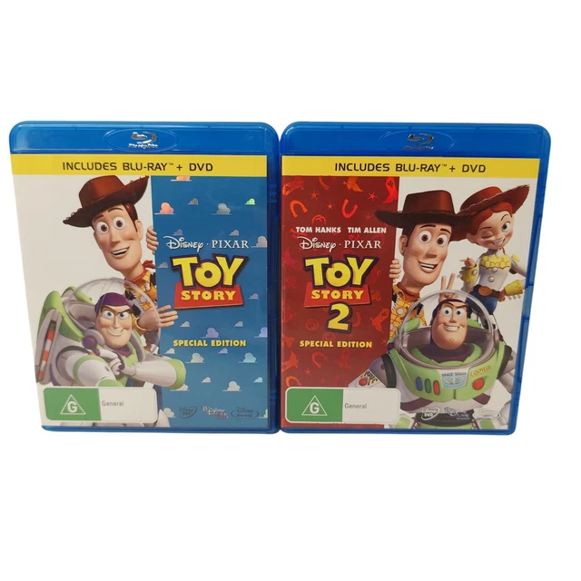 TOY STORY 1 2 (Blu-Ray) Animation Drama Comedy Family Adventure Region ...