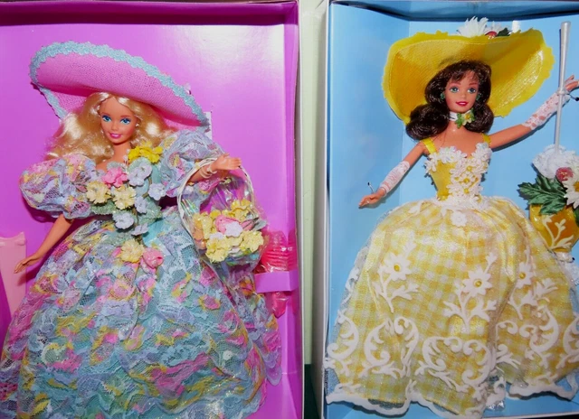 SUMMER SPLENDOR BARBIE Doll Enchanted Seasons Collection & Spring ...