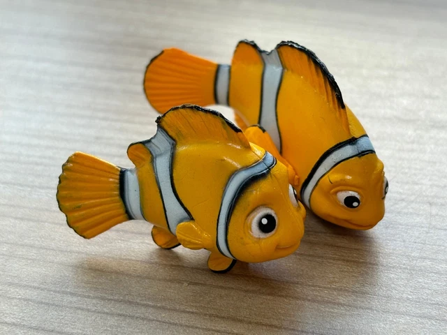 FINDING NEMO MARLIN & Nemo Toy Figure Official Disney Merchandise Rare ...