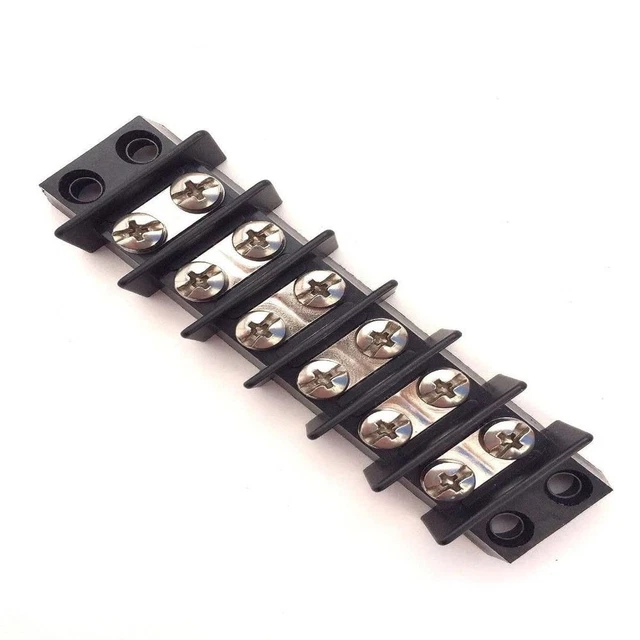 25-B600-06 SERIES TERMINAL Block Barrier Strip Panel Mount Easy to ...