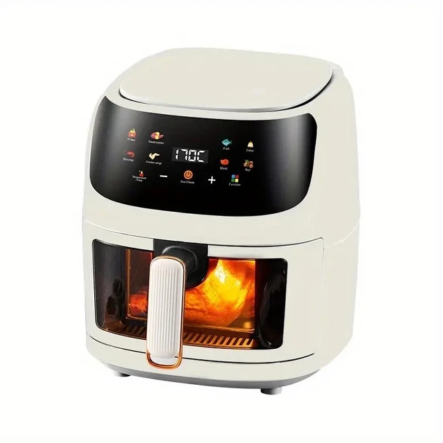 DBL MAX DIGITAL Touch Screen Air Fryer 5 Litre White £39.95 - PicClick UK