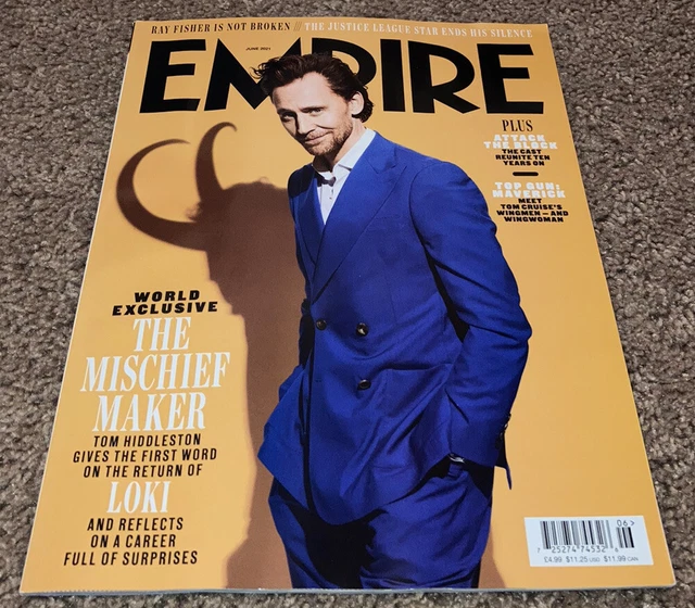 DISNEY MARVEL LOKI Empire Magazine June 2021 Tom Hiddleston NO LABEL ... DISNEY MARVEL LOKI Empire Magazine June 2021 Tom Hiddleston NO LABEL ...