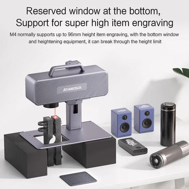 ﹣ATOMSTACK M4 ENGRAVER Marking Machine 2W Power Industrial Desktop $2,541.34 - PicClick AU
