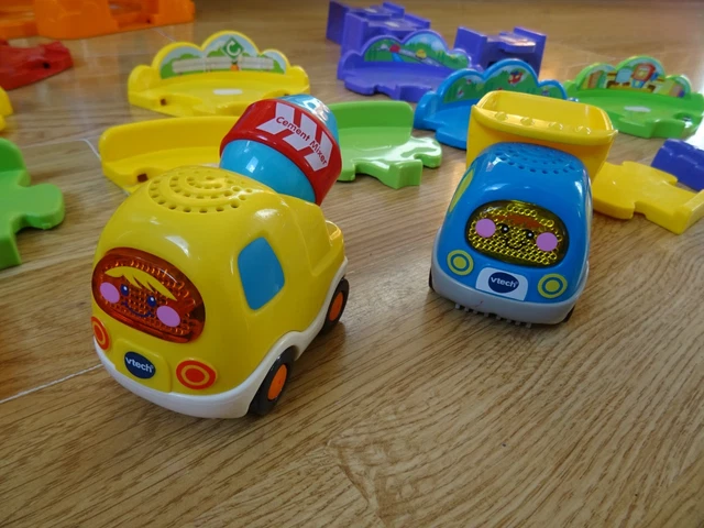 VTECH TOOT TOOT Drivers Toy CRANE 20 ins High + 25x Track + Dumper ...