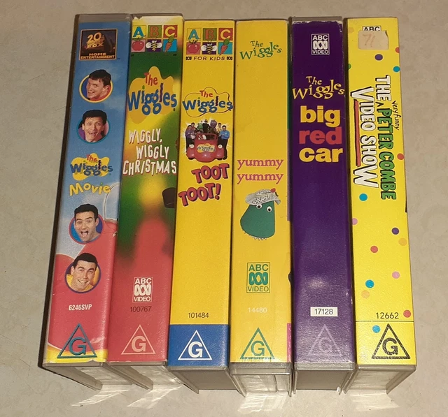 ABC FOR KIDS VHS Lot The Wiggles 5x Wiggles (Original lineup) TV Shows ...