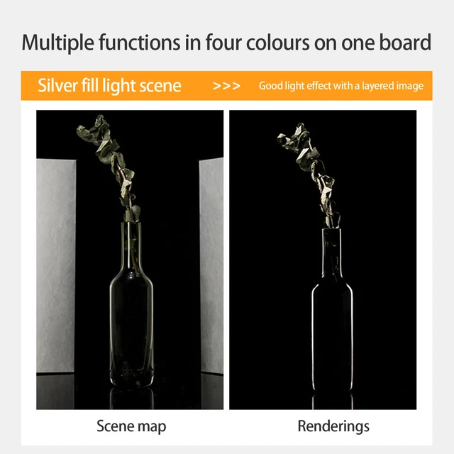 PHOTOGRAPHY REFLECTOR PROFESSIONAL Effect Fill Light Food Jewelry ...