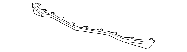 GENUINE GM FRONT Bumper Fascia Center Air Deflector 23397792 £96.92 ...