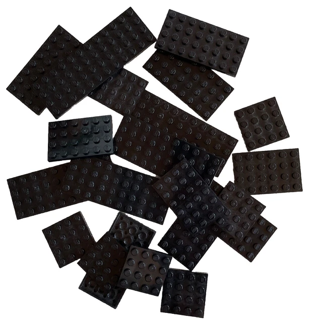 LEGO® 20 PLATES System Basic by 4x4 - 4x12 Black (No.2) £10.13 ...