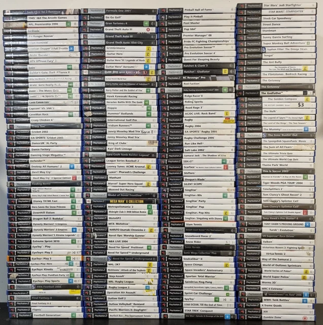 PLAYSTATION 2 GAMES PS2 PAL. Select a title $1.00 - PicClick AU