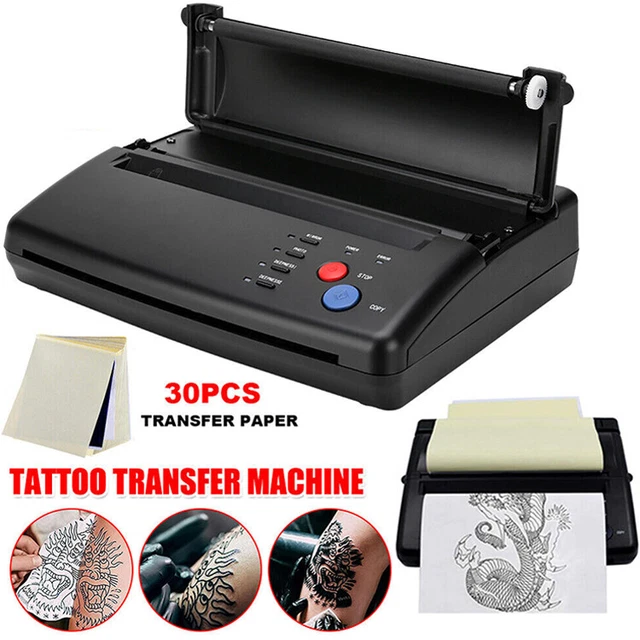TATTOO THERMAL STENCIL Maker Tattoo Transfer Copier Printer Machine A4 ...