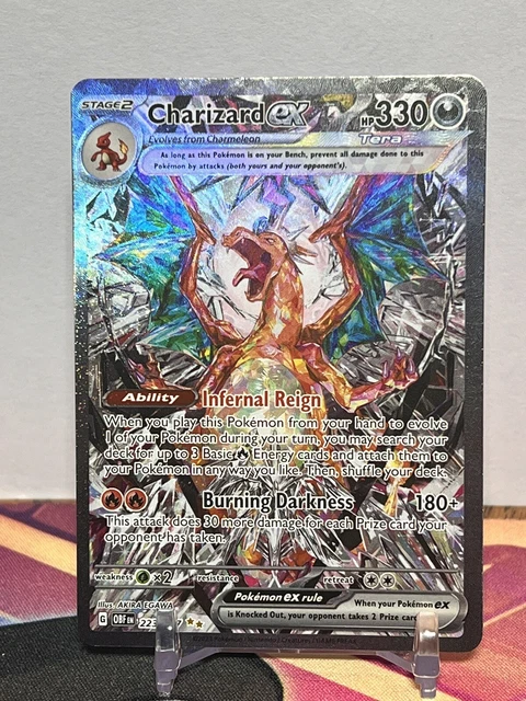 POKÉMON TCG CHARIZARD ex SV03: Obsidian Flames 223/197 Holo Special ...