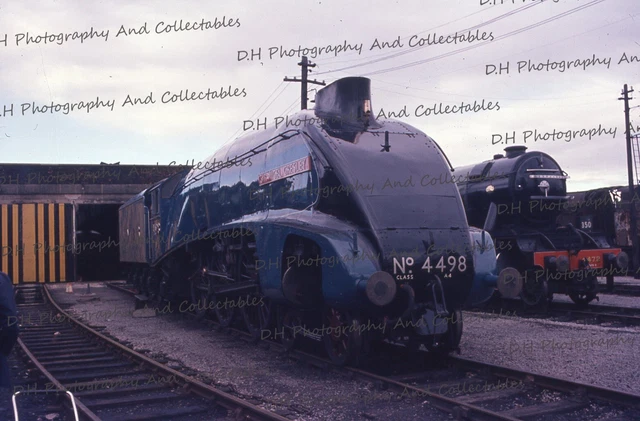 35MM SLIDE STEAM Train LMS No 4498 Sir Nigel Gresley BR British ...