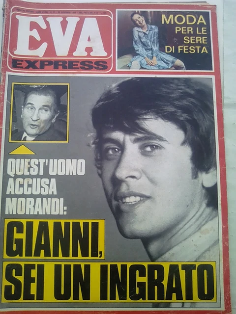 EVA EXPRESS N.52/69-G.MORANDI-FRANCO Iv&Franco I-I Dik Dik-Celentano-Dalida-Sann EUR 11,00 ...