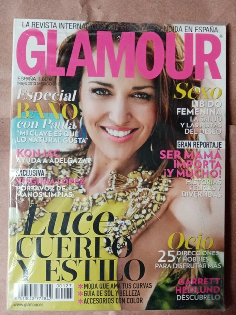 PAULA ECHEVARRIA GLAMOUR Mexican Spain Magazine Medium Size May 2013 £ ...