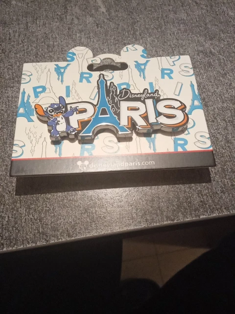 PIN DISNEY STITCH Logo Paris 8 Tour Eiffel OE 2024 Disneyland Paris DLP ...