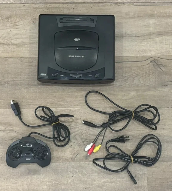 SEGA SATURN SYSTEM Console MK-80000A w/ 1 Controller *TESTED* *Working ...