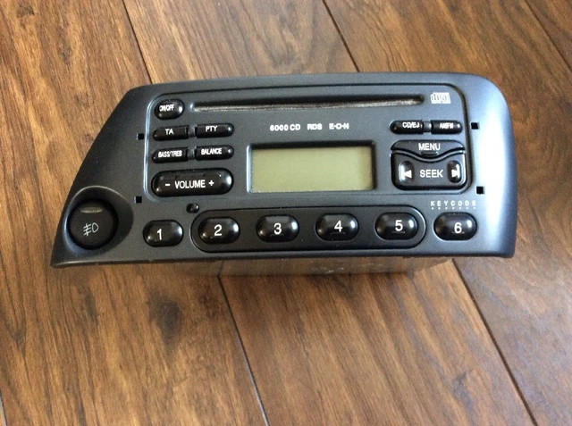FORD KA/STREETKA CD Player Radio 6000Cd Rds Eon With Code Dark Grey £33 ...