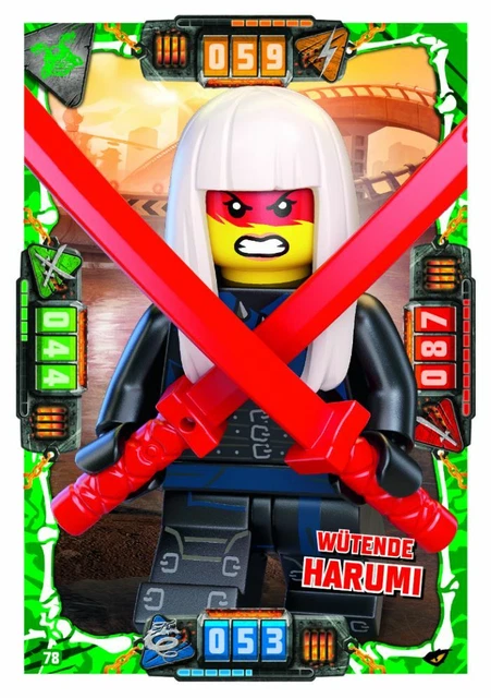 78 - ANGRY Harumi - Rogue Card - LEGO Ninjago SERIES 4 £0.86 - PicClick UK