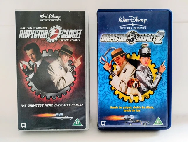 DISNEYS INSPECTOR GADGET The Movie 1 & 2 VHS (1999) Kids Comedy £10.77 ...
