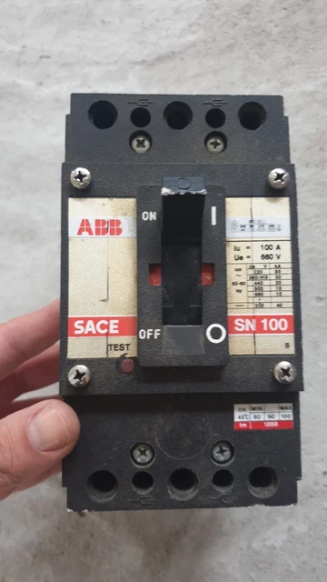 ABB SACE SN 100 100A 660V Interruttore Automatico Plc . EUR 180,00 ...