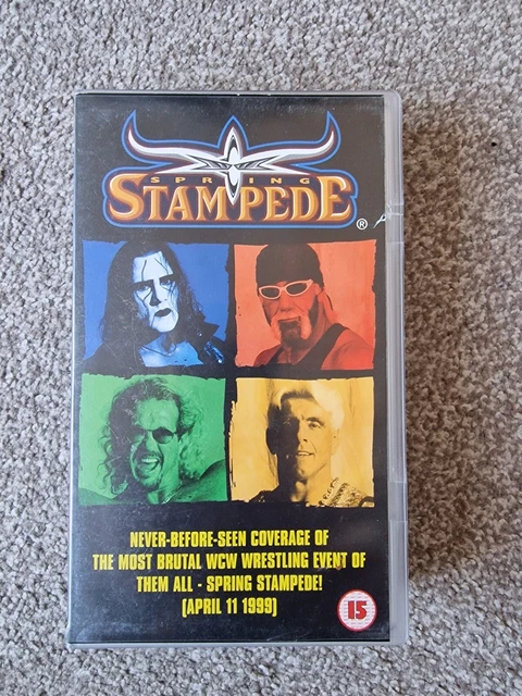WCW PAY PER View: Spring Stampede 1999 (VHS) Rare Collectable £5.00 ...