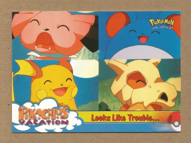 POKÉMON THE FIRST Movie "Pikachu's Vacation" Card 44 £1.45 - PicClick UK