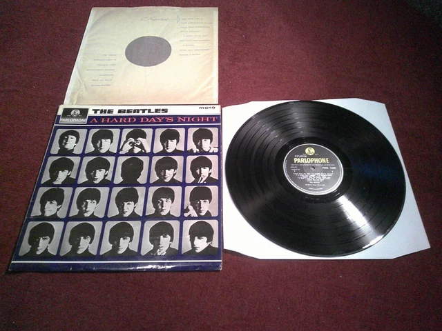 THE BEATLES A Hard Day's Night Vinyl Mono Uk 1St Press Ex/Ex+ Audio Pmc ...