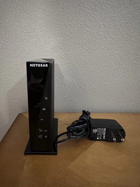 NETGEAR N300 4-PORT WiFi Router Model WNR2000v5 w/ Adapter $20.80 ...