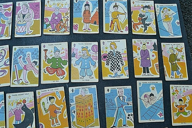 ANCIEN JEU DES 7 familles sur les métiers du cirque EUR 15,00 - PicClick FR