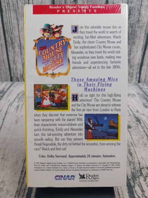 THE COUNTRY MOUSE And The City Mouse (VHS) Brand New / Sealed £26.67 ...